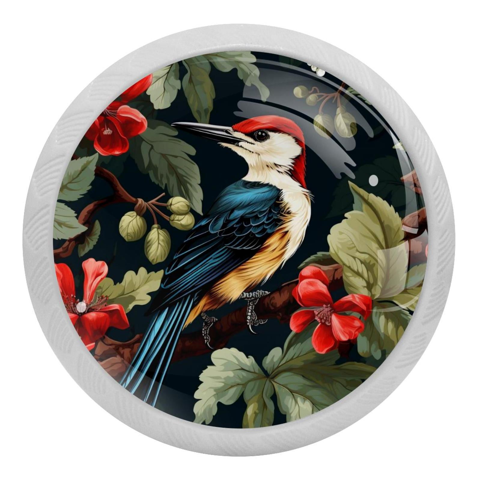 Woodpecker Glow-in-the-Dark Round Drawer Pulls, 4-Pack - Fluorescent ...