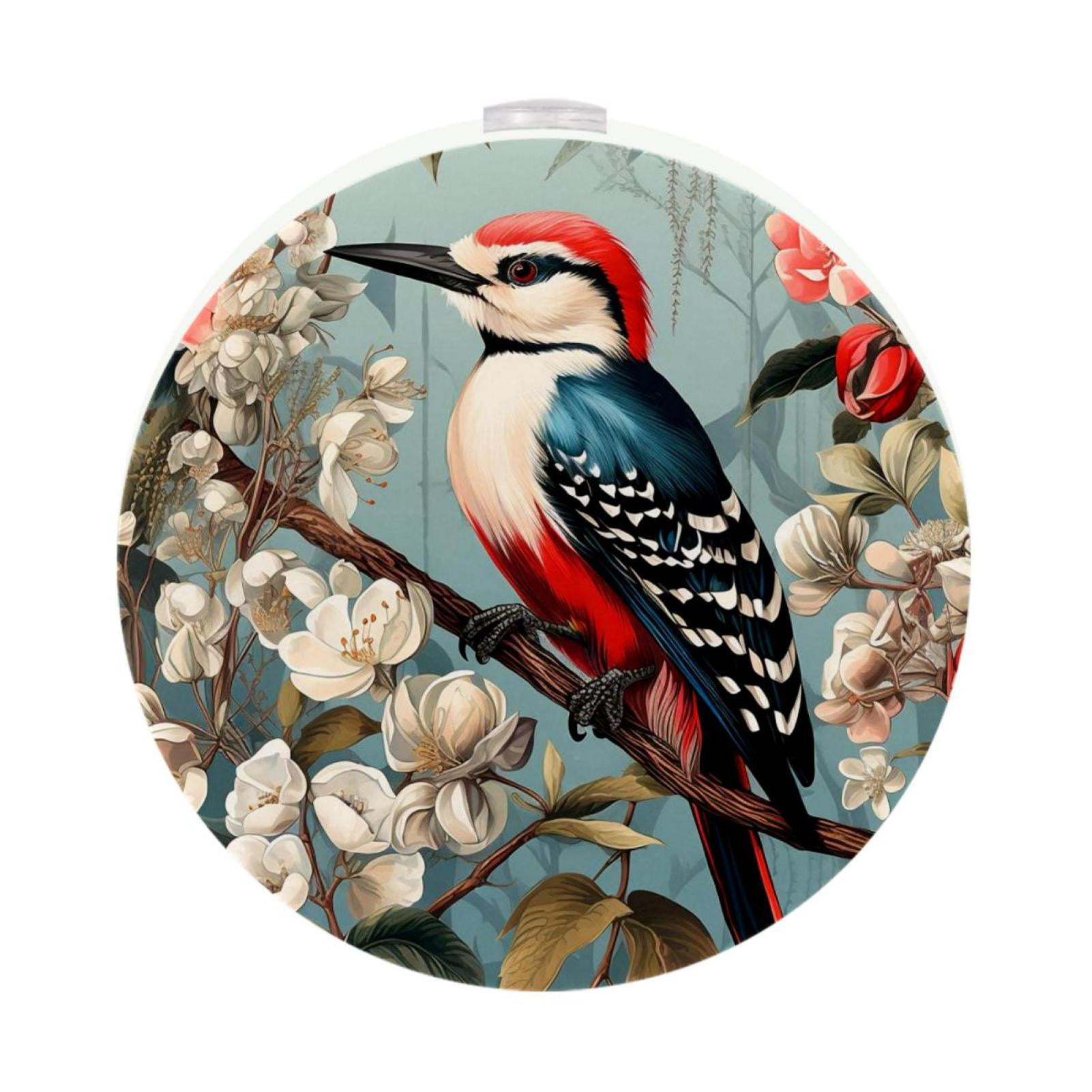 Woodpecker LED Round Night Light-2PCS: Compact and Energy-Efficient ...