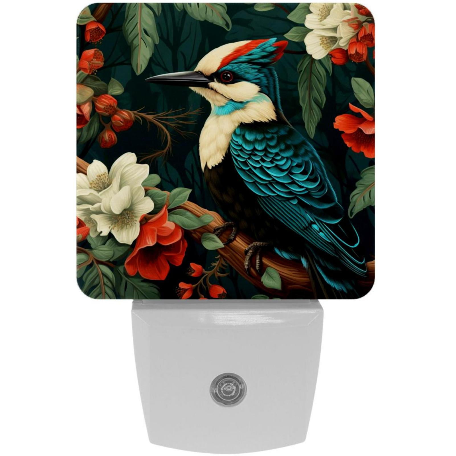 Woodpecker LED Square Night Lights - Modern and Versatile Plug-in ...