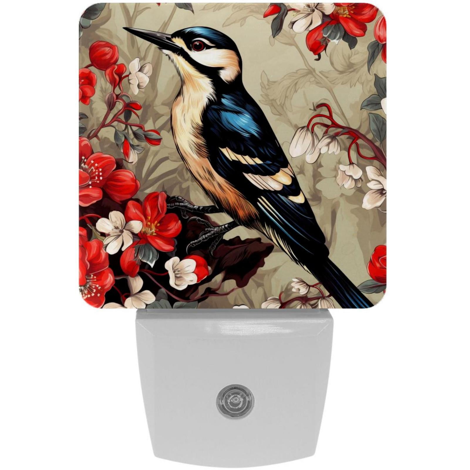Woodpecker LED Square Night Lights - Modern and Versatile Plug-in ...