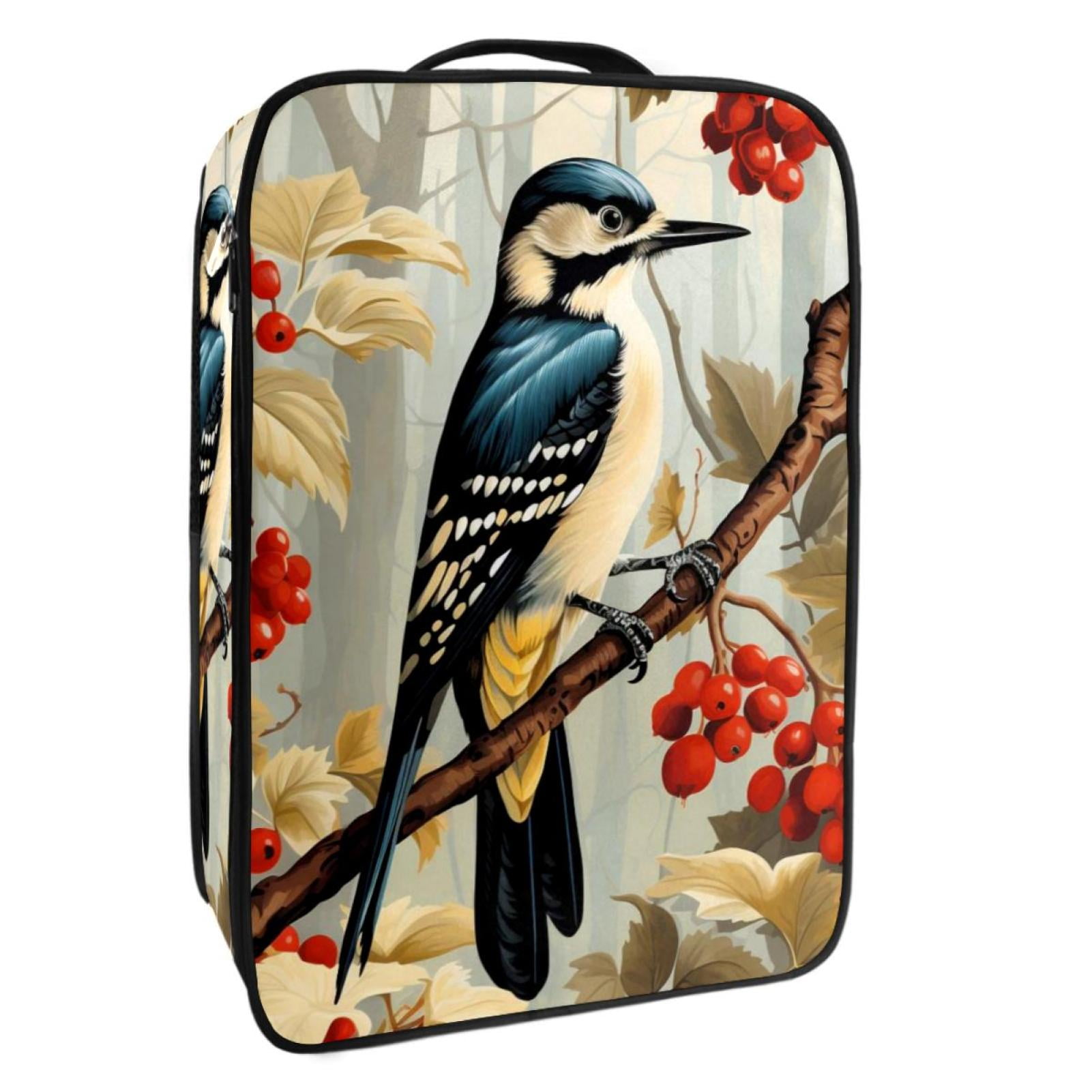 Woodpecker Polyester Shoe Container Organizer Box - 23x31cm/9x12in Size ...