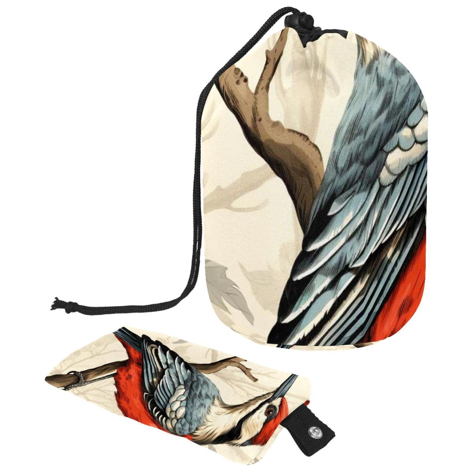 Woodpecker Portable Drawstring Mesh Laundry Bags, Wash Bags, Wash Bag ...