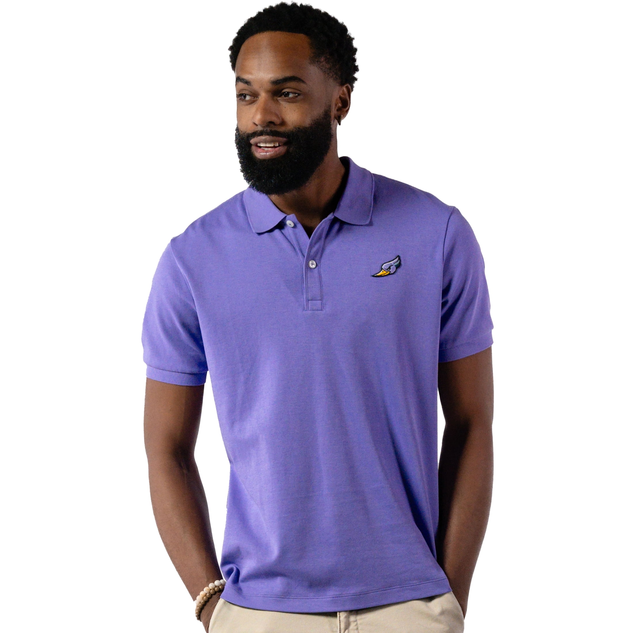 Woodpecker Premium Men's Polo Golf Shirt. 100% Peruvian Cotton Made in ...