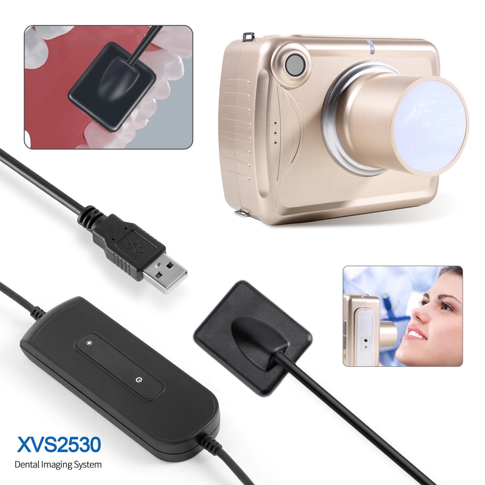 Woodpecker Style Dental Digital X-Ray Machine+Imaging System RVG X-Ray ...