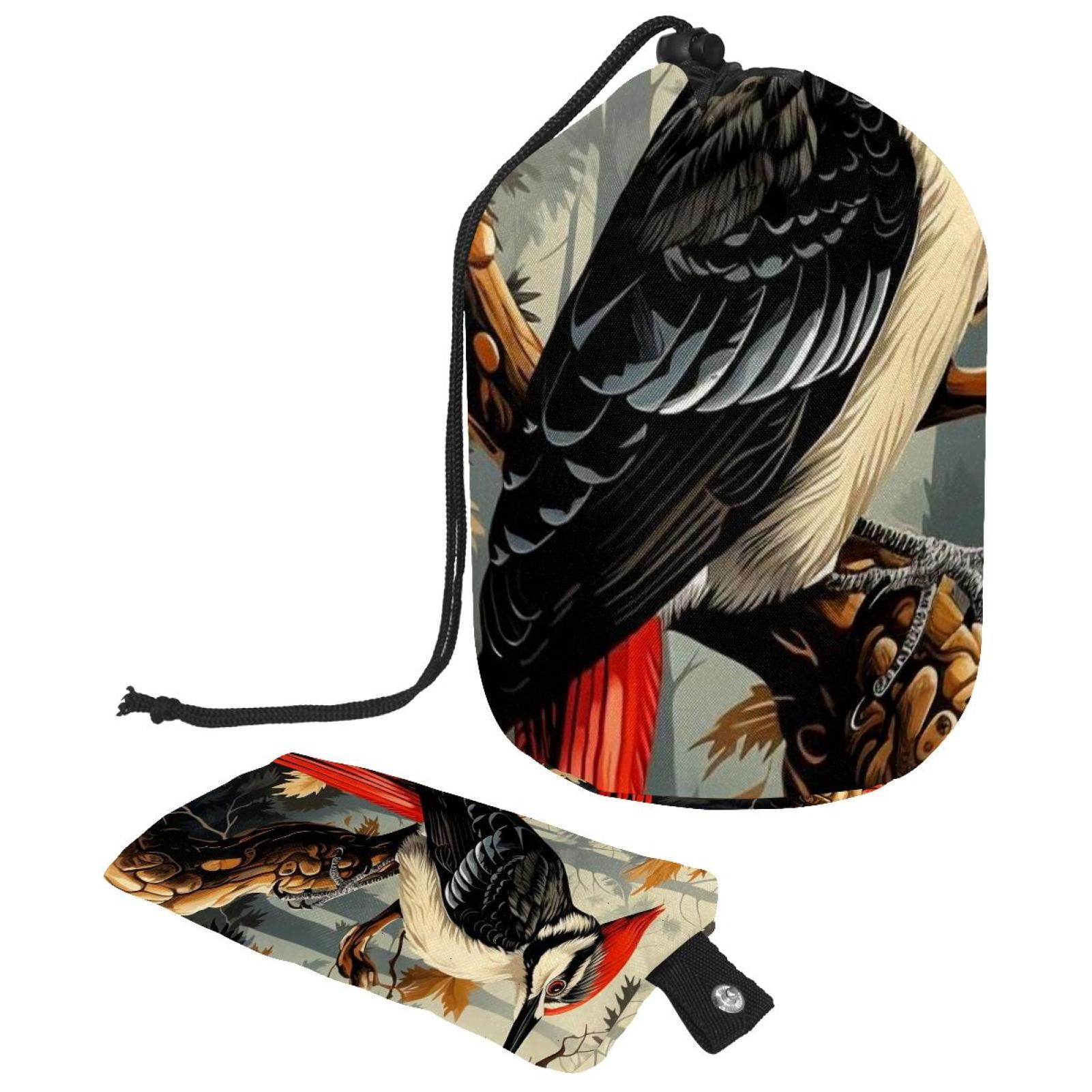 Woodpecker Travel-Friendly Portable Mesh Shower Bags with Drawstring ...