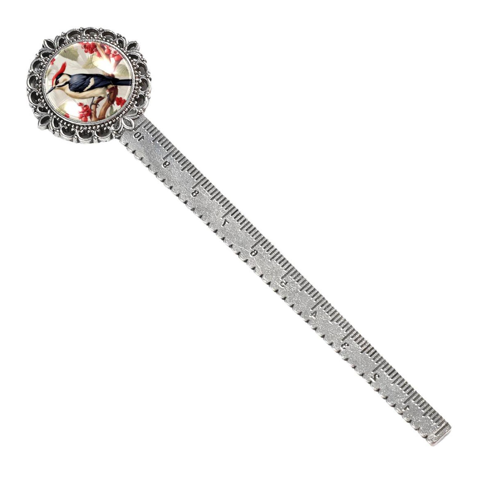 Woodpecker Vintage Silver Lace-Edged Bookmark: a Memento for Book ...