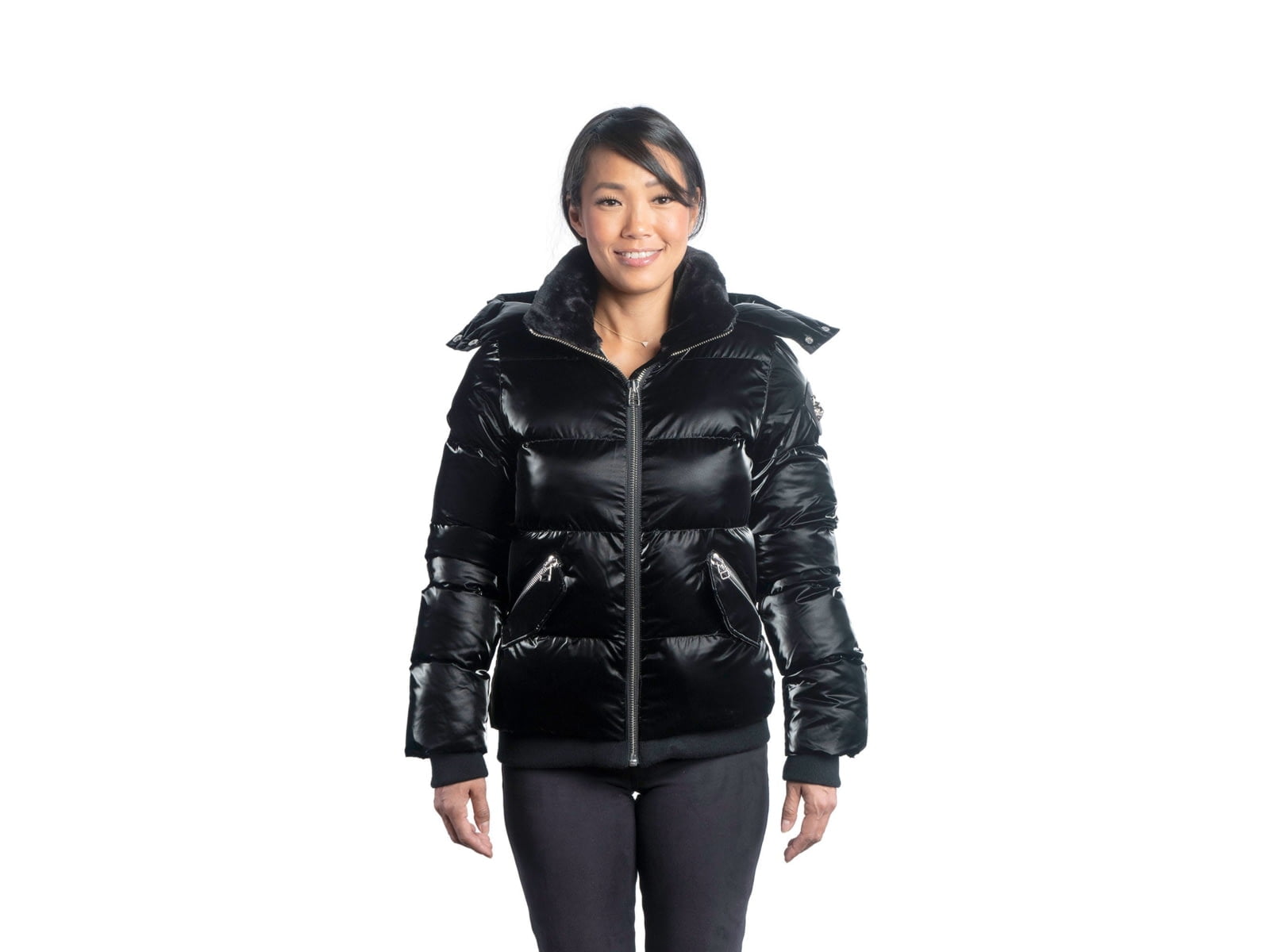 Woodpecker Woody Bomber Jacket - Women's, All Wet Black, XLarge ...