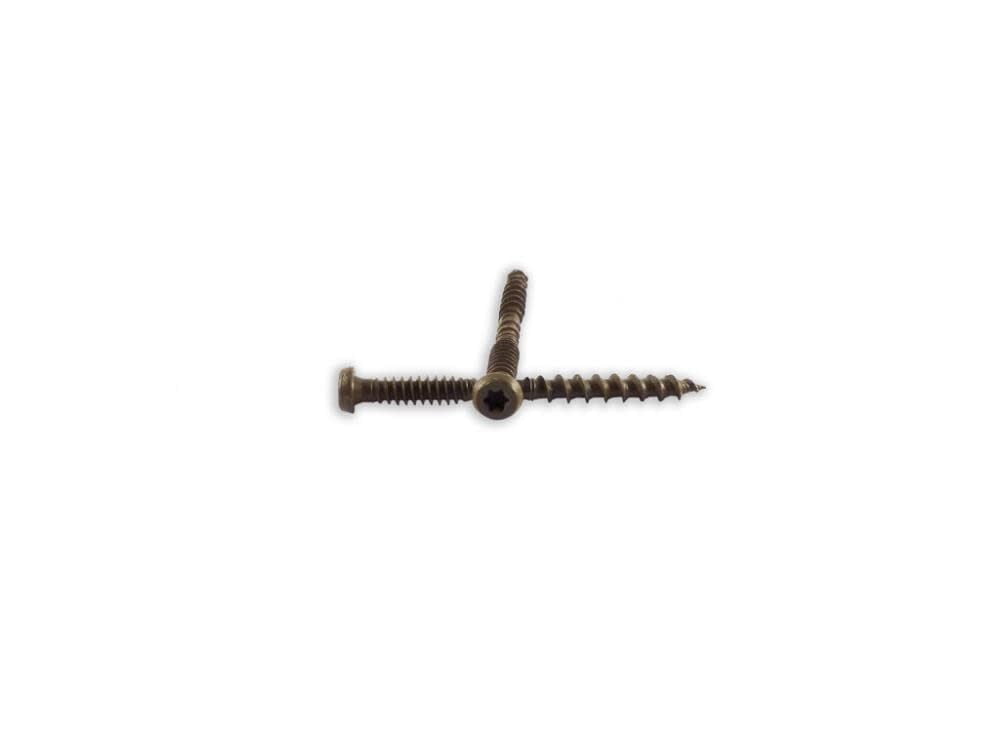 Woodpro #10 X 2-1/2 In. 1000 Hour Ppg E-Coat Brown Composite Deck ...