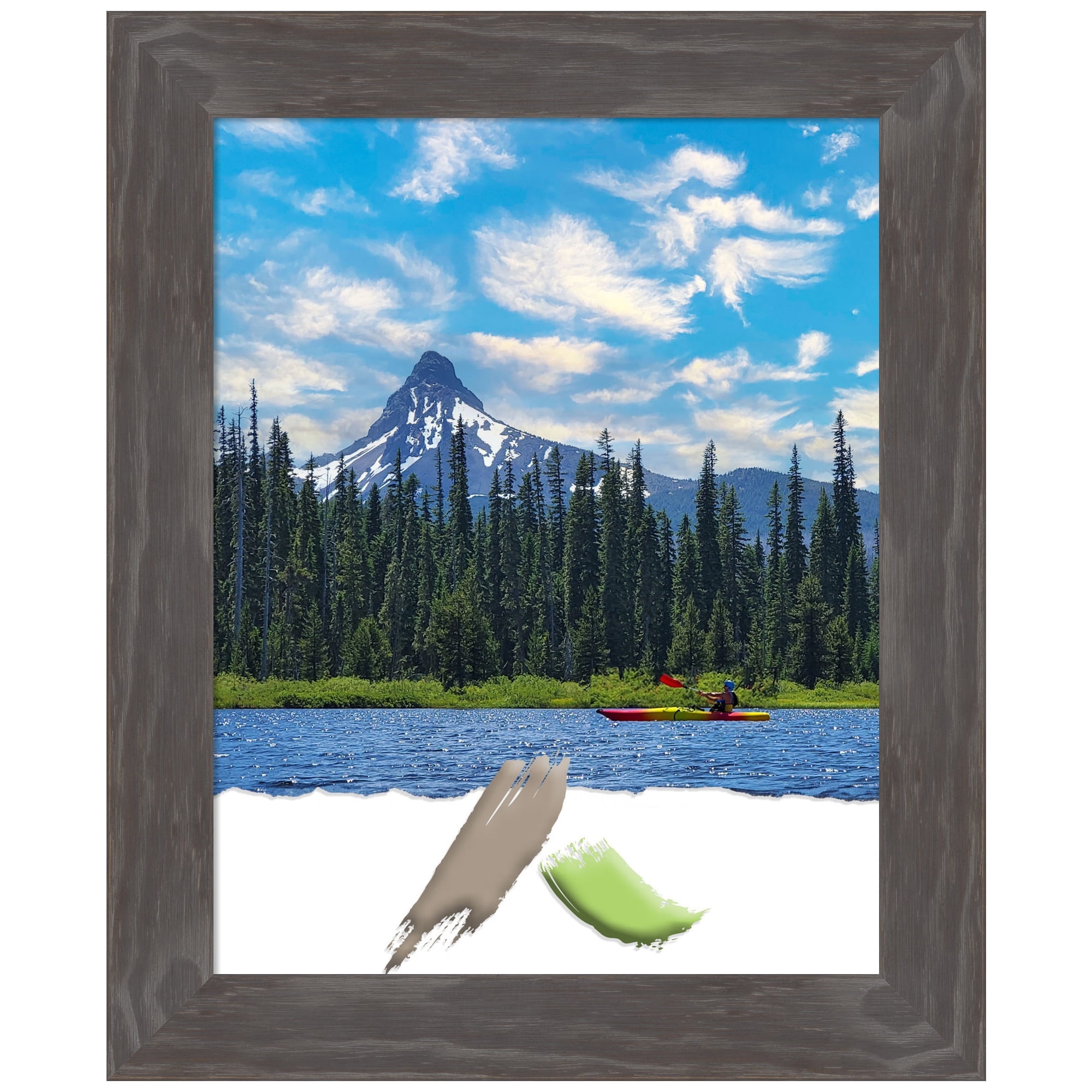 Woodridge Rustic Grey Wood Picture Frame, Photo Frame, Art Frame ...