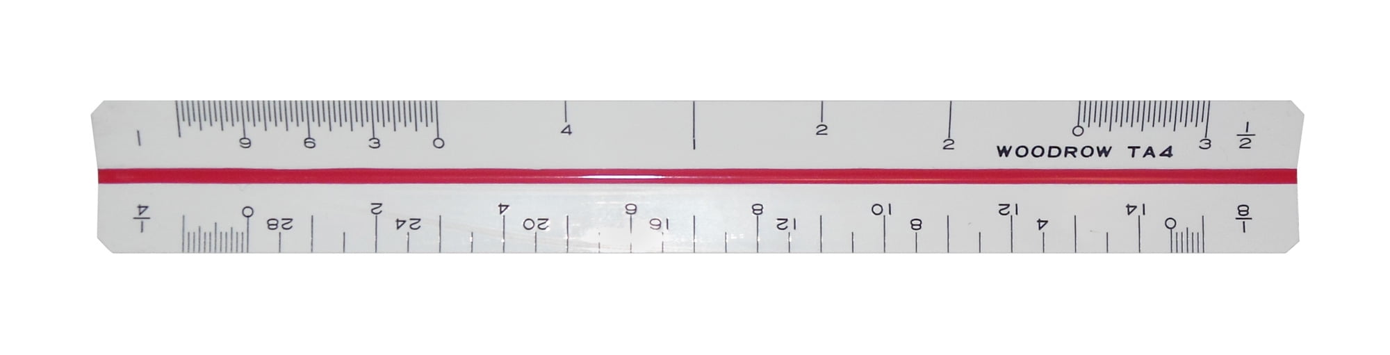 Woodrow 4" Triangular Architectural Scale Ruler - Walmart.com