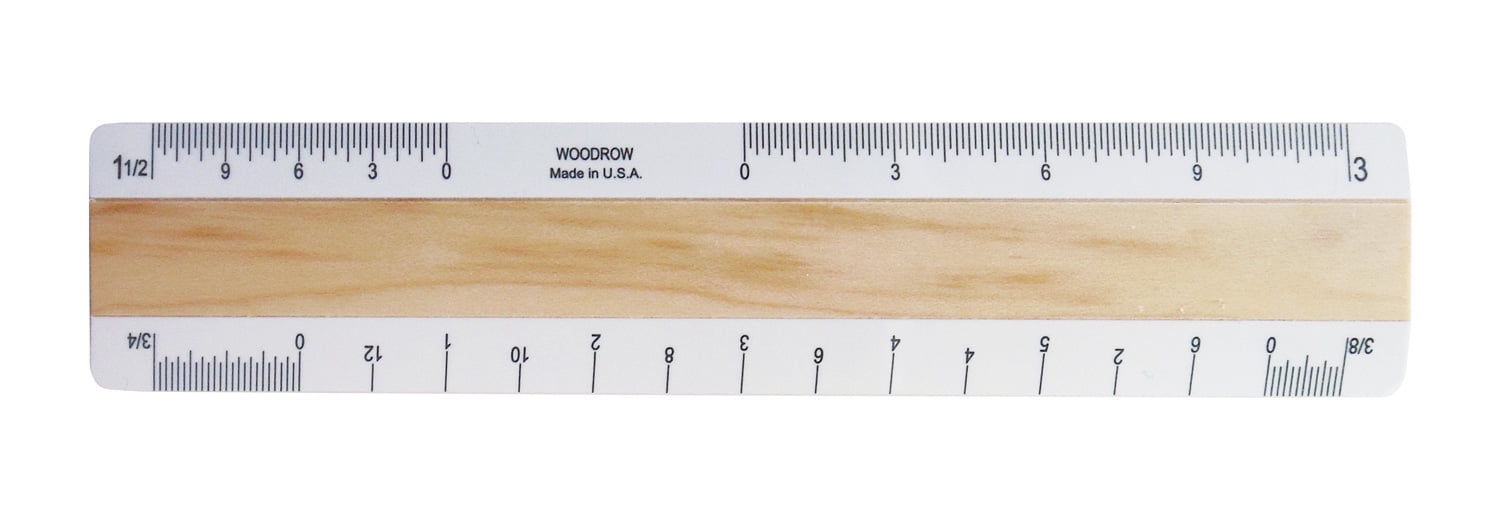 Woodrow 6" Architectural 4 Bevel Wood Ruler - Walmart.com