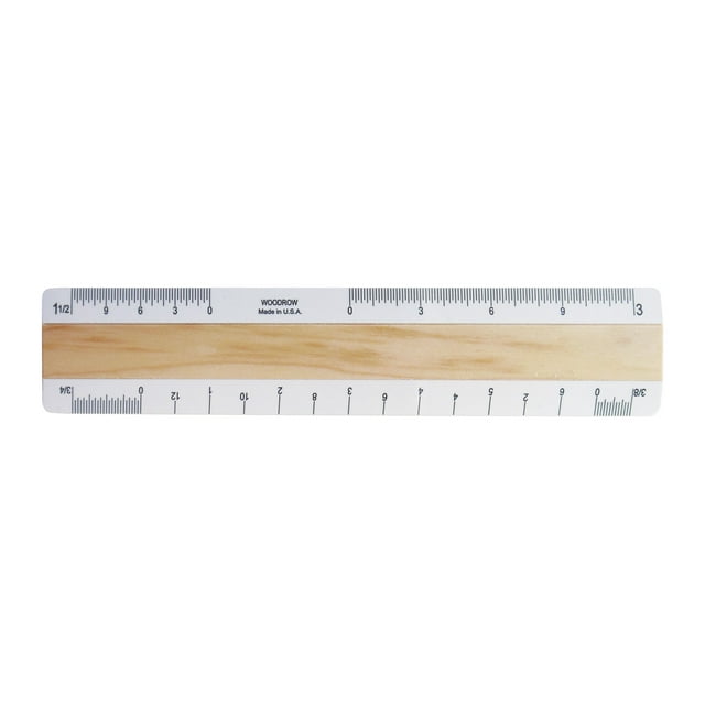 Woodrow 6" Architectural 4 Bevel Wood Ruler - Walmart.com