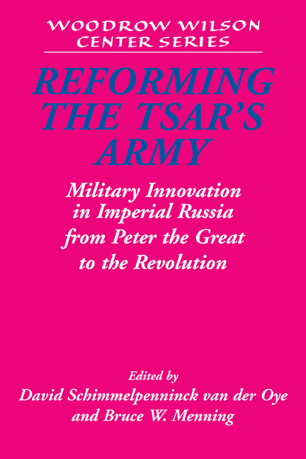 Woodrow Wilson Center Press Reforming the Tsar's Army: Military ...
