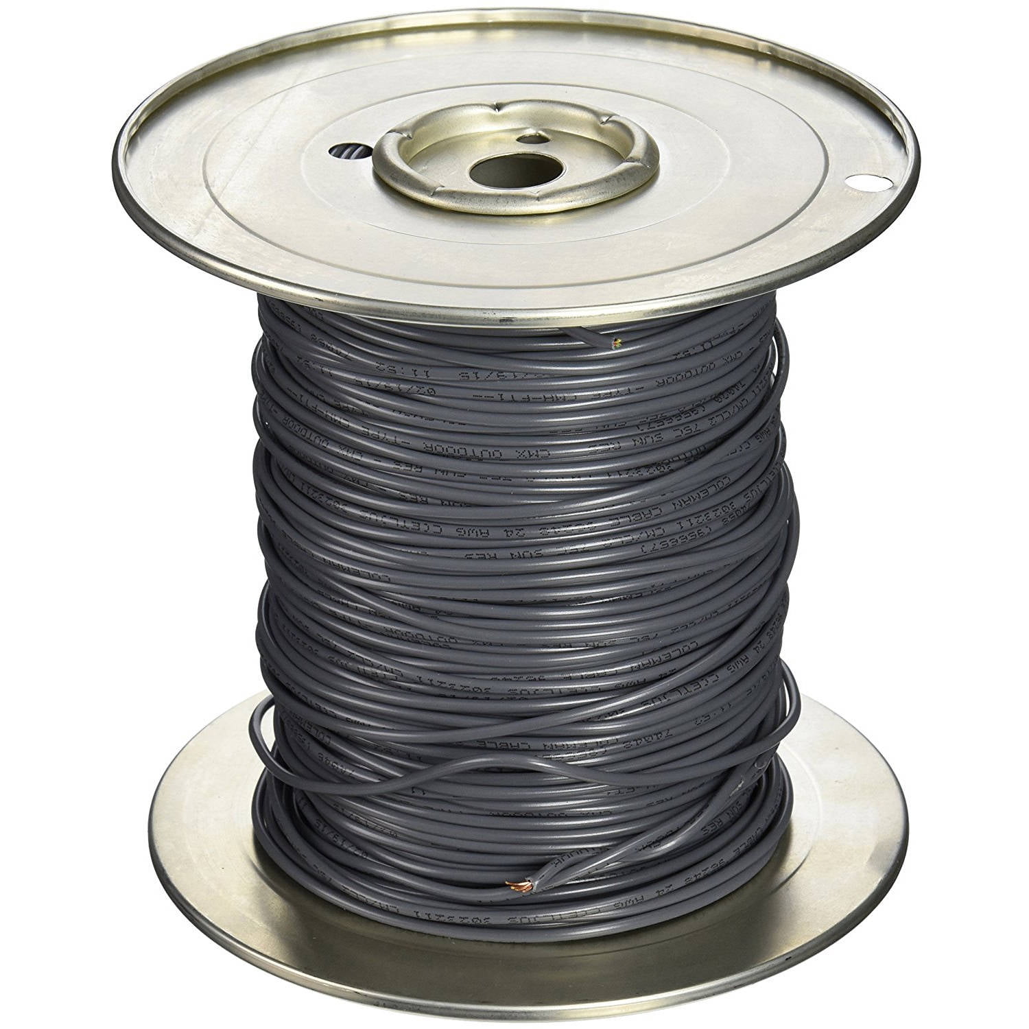 Coleman Cable Woods 0345 Phone Wire, Direct Burial, 24/4 AWG, 500-Feet ...