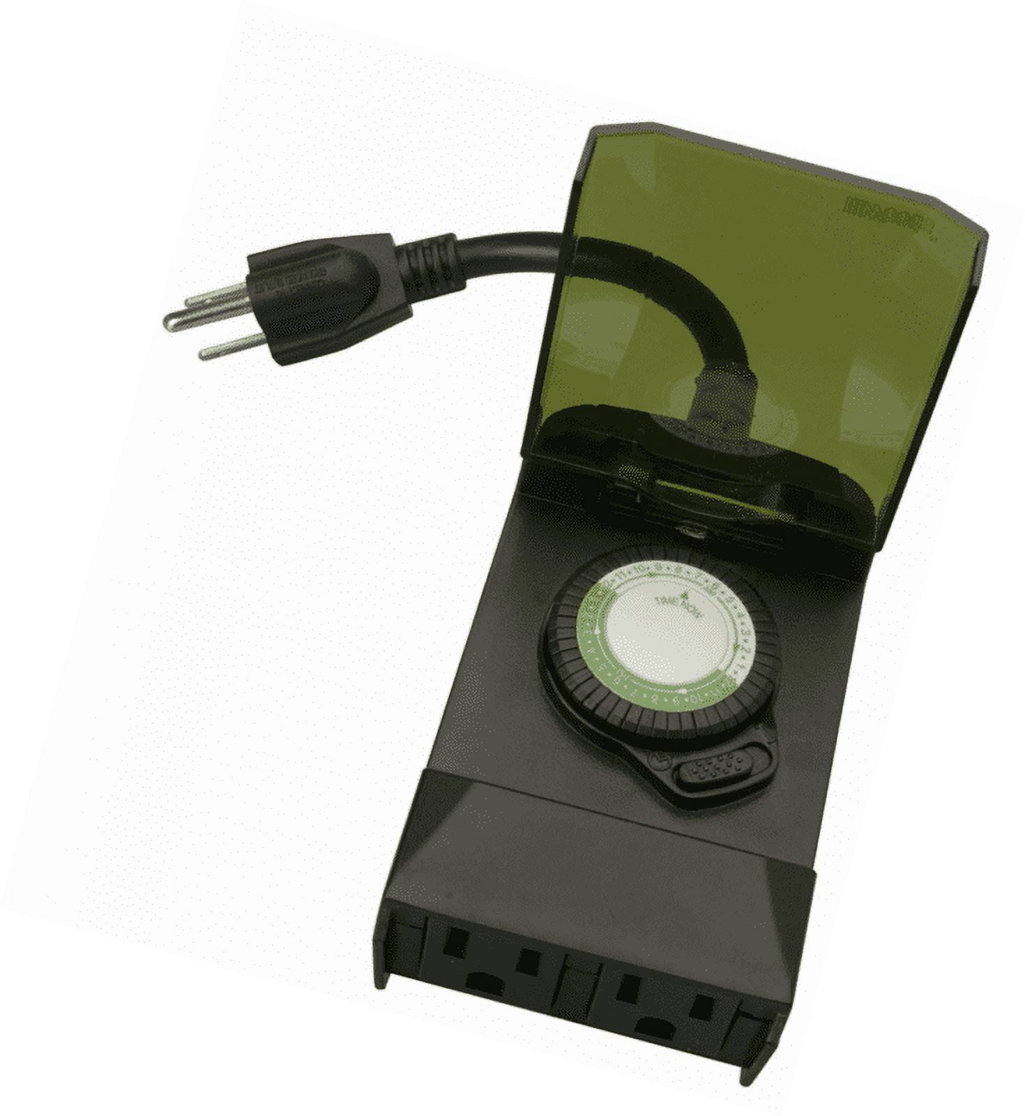 woods 50011wd outdoor 24-hour mechanical outlet timer box - Walmart.com