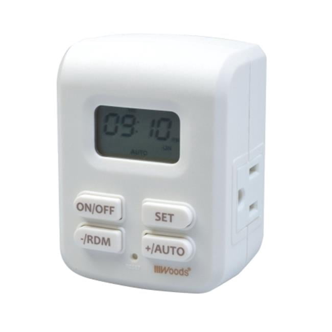 Woods 7-Day Astronomical Indoor Timer with Sun Tracking Technology ...