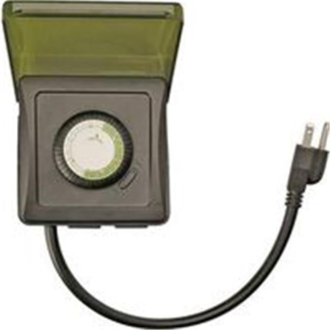 Woods Heavy Duty Outdoor Mechanical Timer - Black - Walmart.com