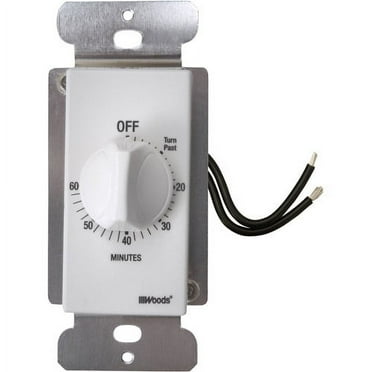 Woods 59104 208-277-Volt DPST 24-Hour Mechanical Time Switch 40-Amp ...
