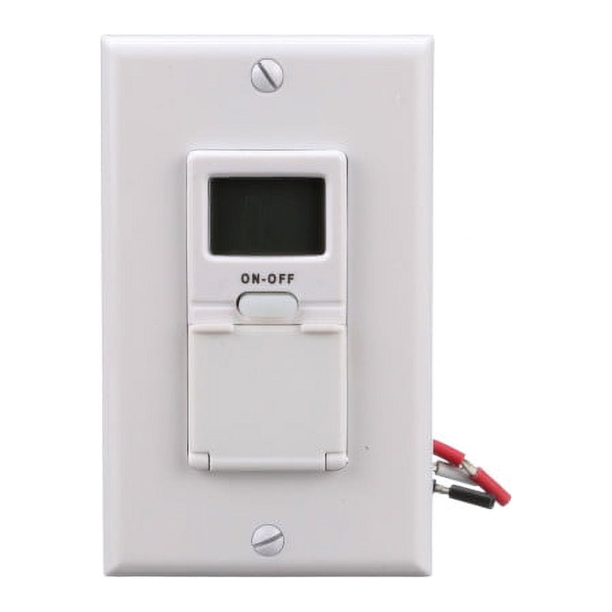 Woods In-Wall Digital 7-Day Programmable Timer, White, 120V, 15 Amps ...