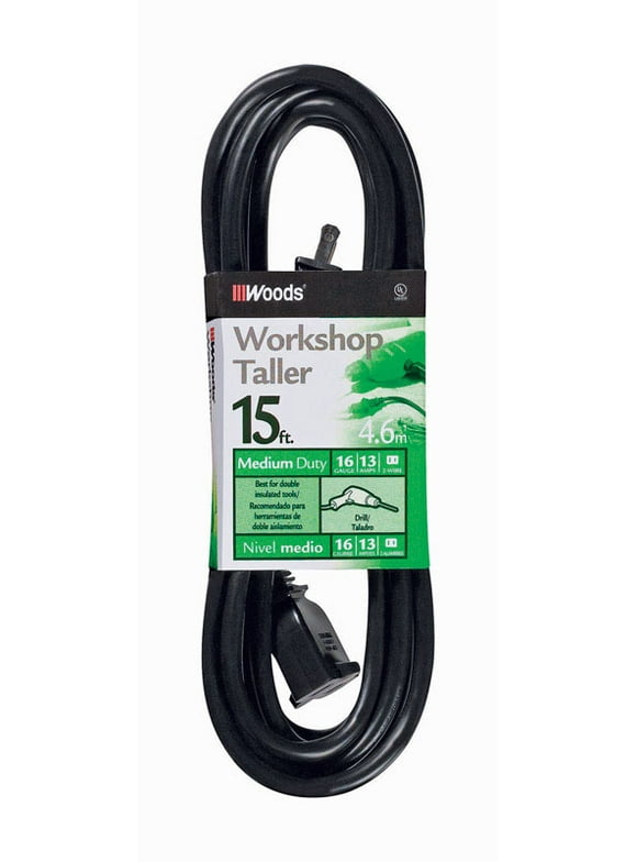 15 ft Extension Cords in Extension Cords by Length - Walmart.com