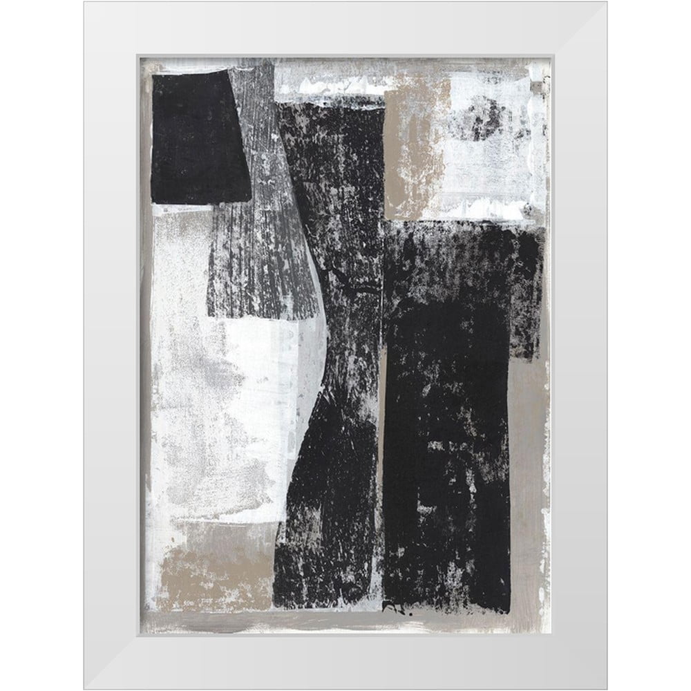 Woods, Maya 14x18 White Modern Wood Framed Museum Art Print Titled ...