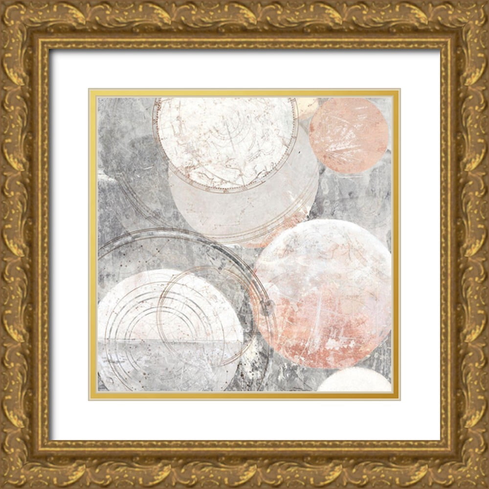 Woods, Maya 15x15 Gold Ornate Wood Framed with Double Matting Museum ...