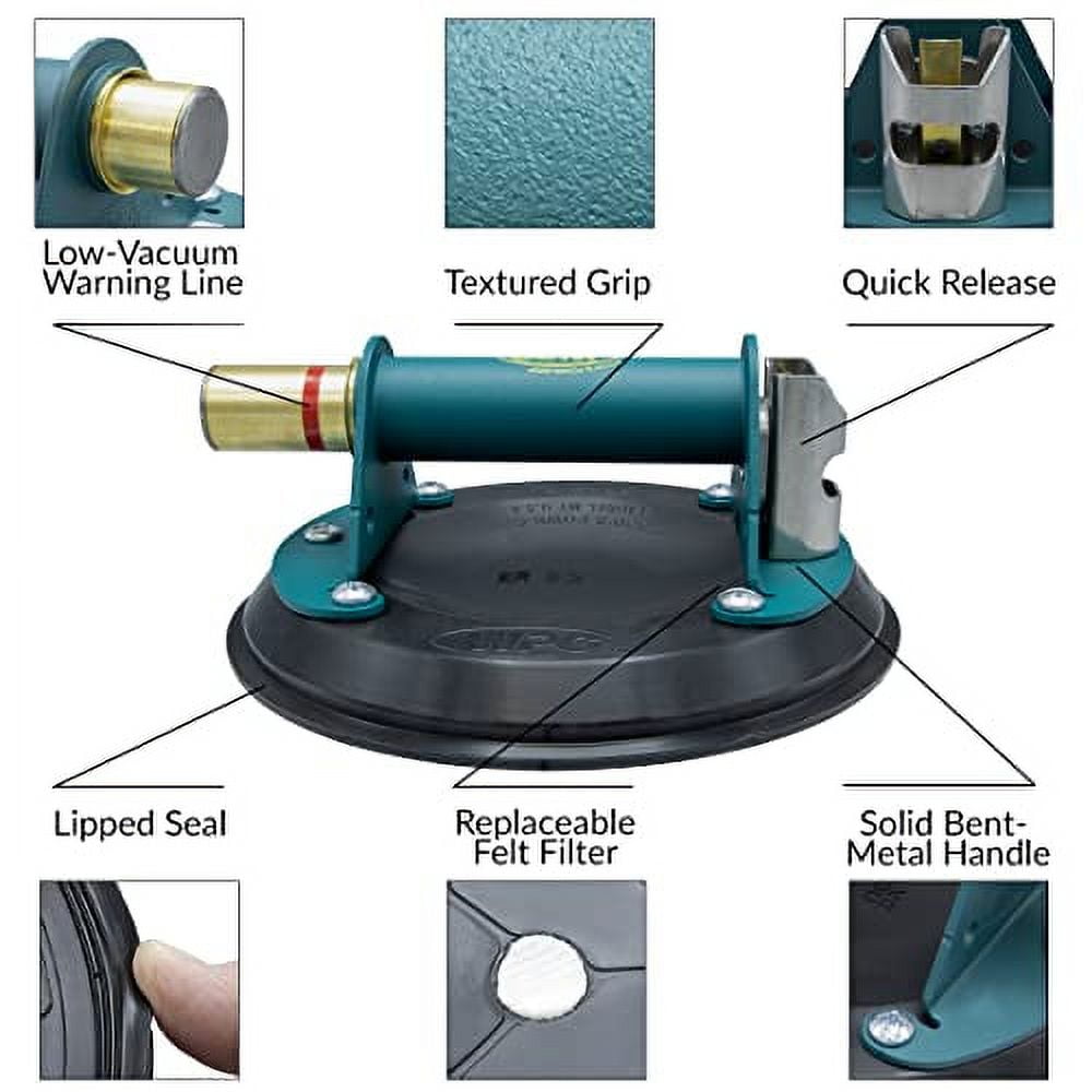 Woods Powr-Grip N6450 10" Concave Vacuum Cup with Metal Handle ...