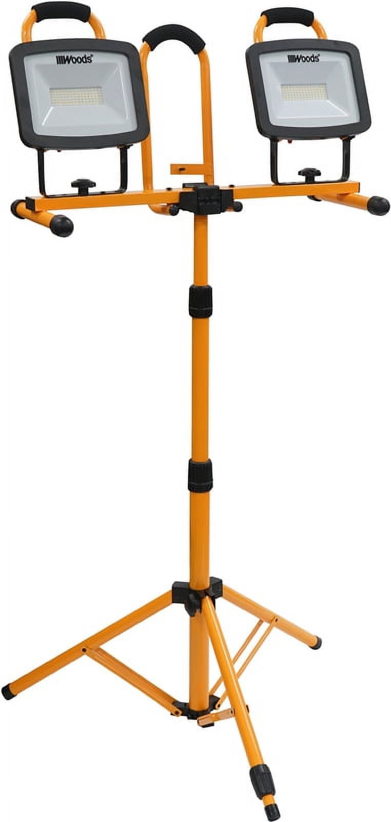 Woods Pro WL40272S 12,000 Lumen Brightness LED Portable Dual-head ...