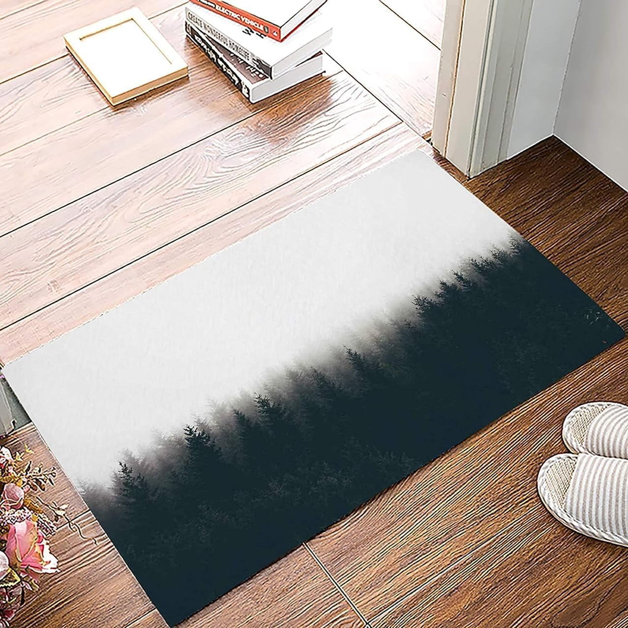 Woods in The Mist Funny Doormat Cute Mat Rugs 20x32 inch - Walmart.com