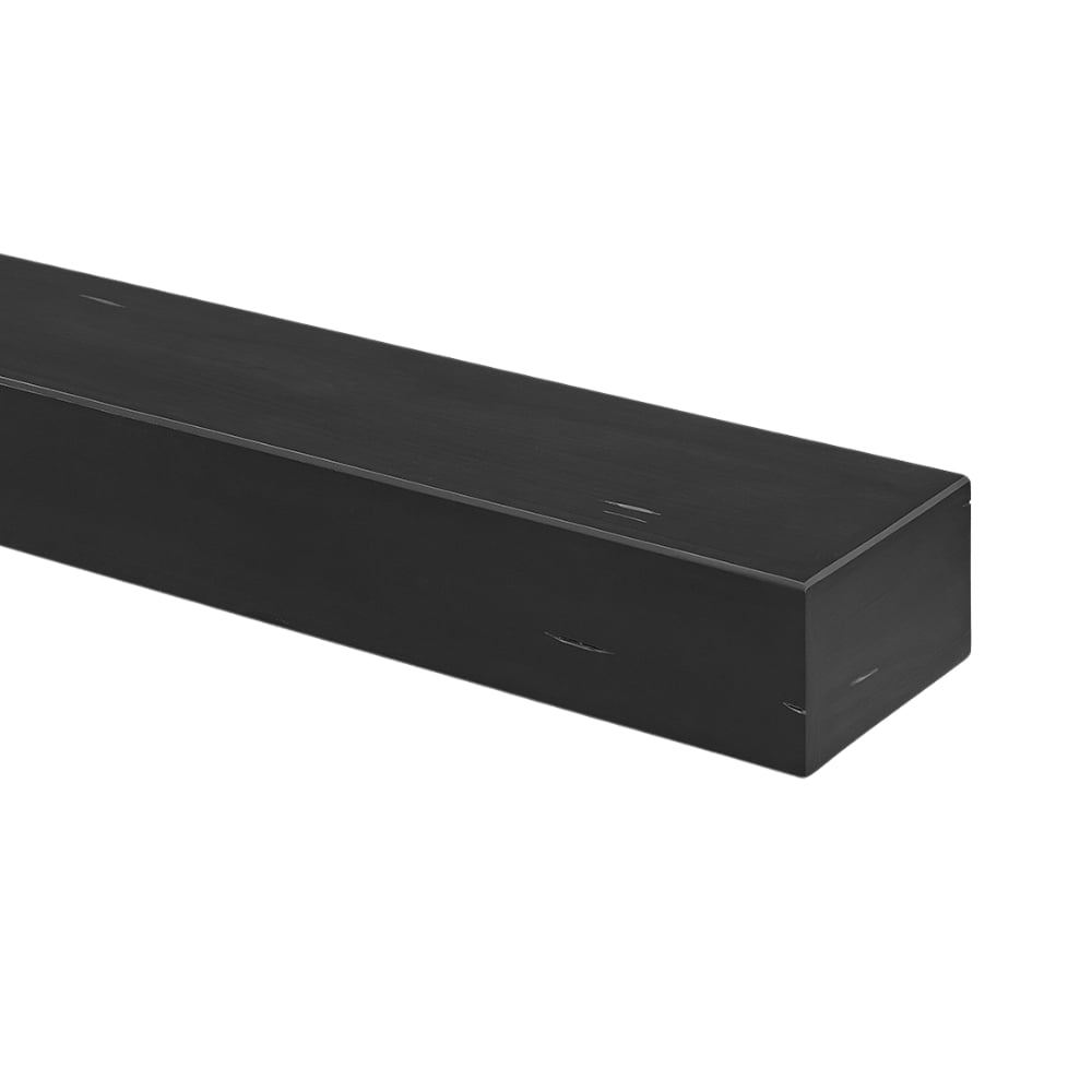 Woodsman 72" Rustic Floating Fireplace Mantel Shelf, Solid Wood Beam ...