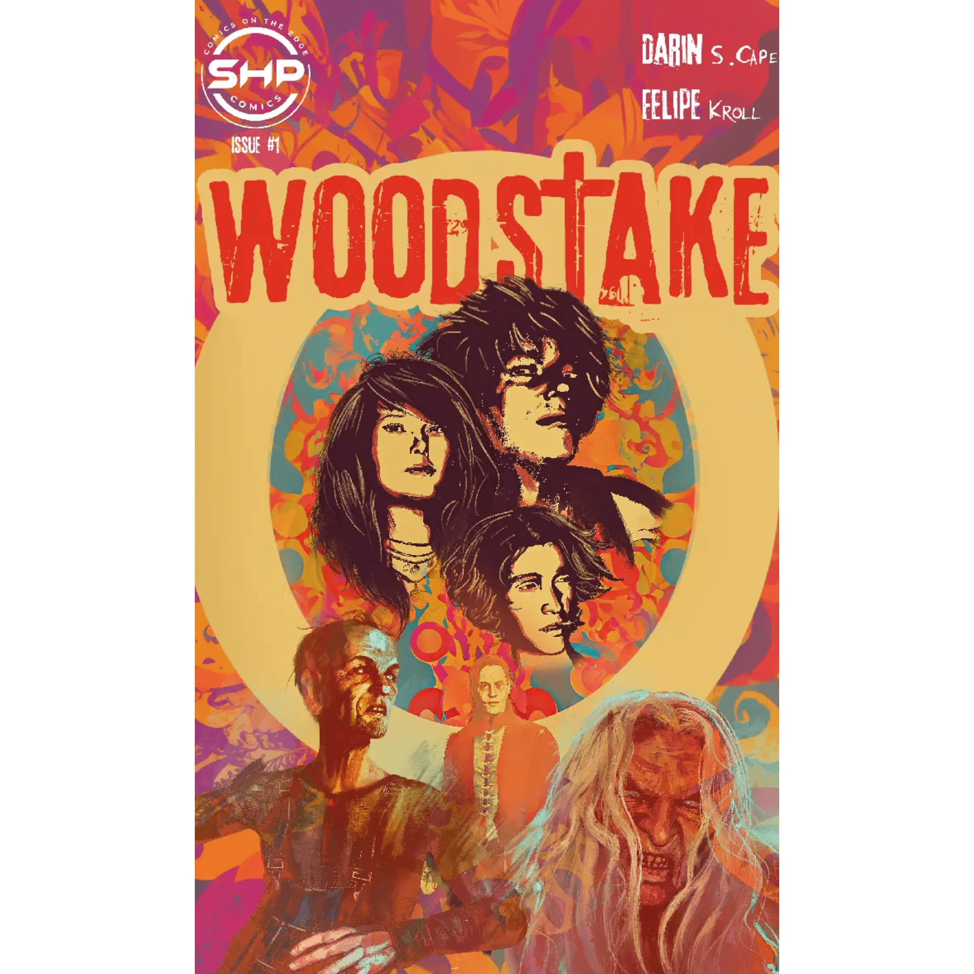 Woodstake #1: Goin’ Up the Country – Vampire Horror Comic - Walmart.com