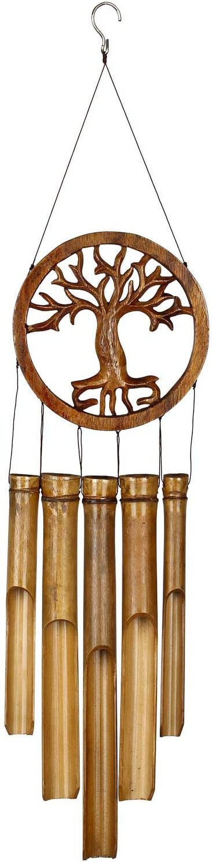 Woodstock Chimes Asli Arts Collection, Tree of Life Bamboo Chime, 26 ...