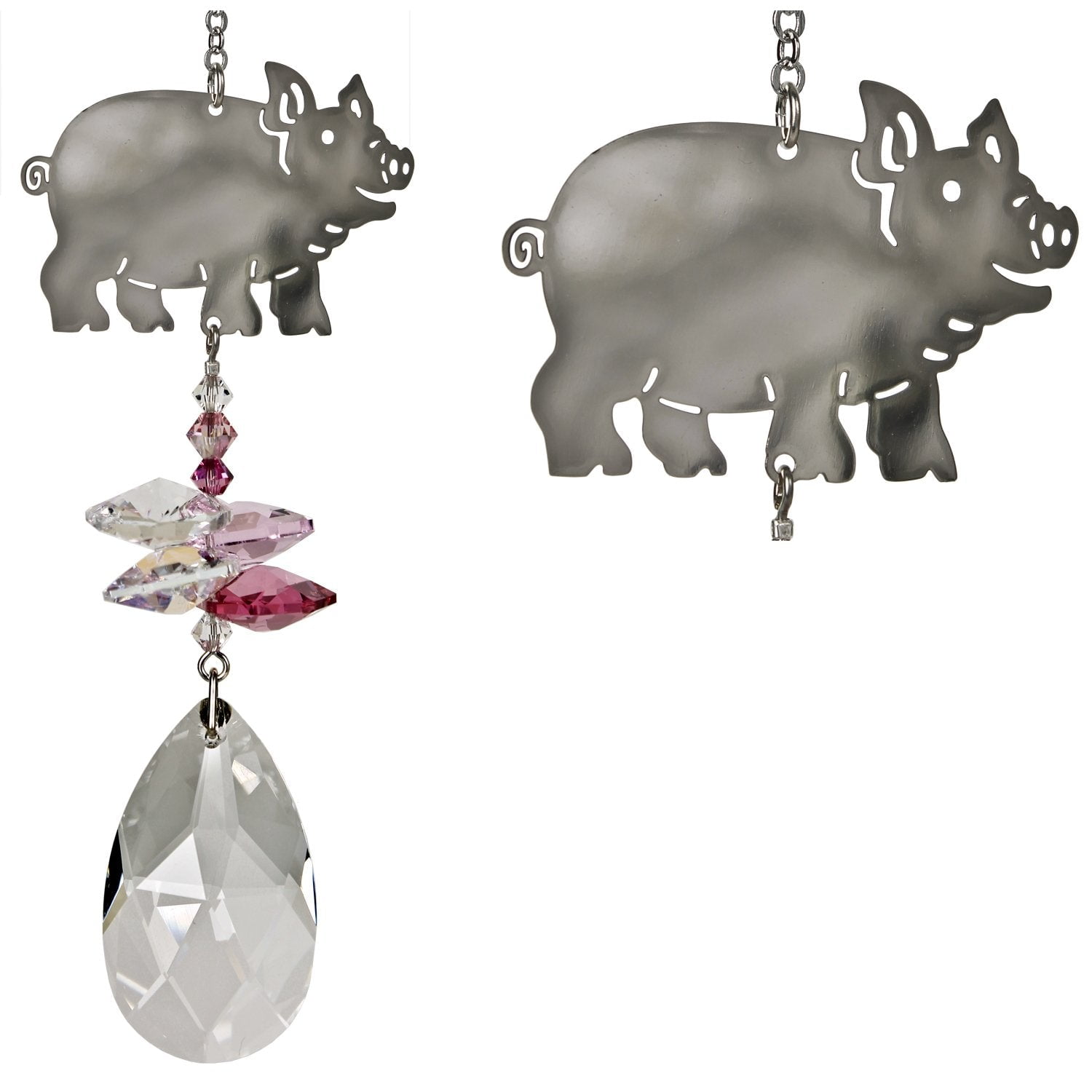 Woodstock Crystal Suncatchers, Crystal Fantasy Pig, Crystal Wind Chimes ...
