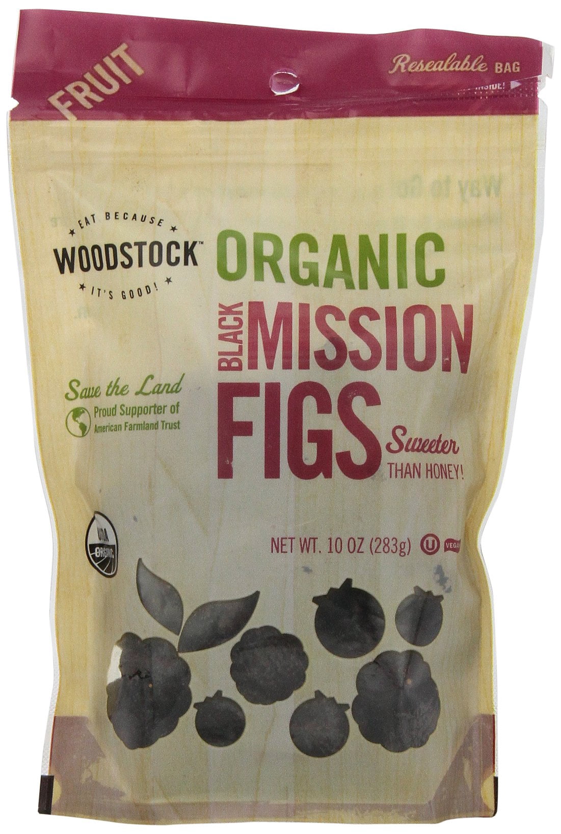 Woodstock Farms Black Mission RRF12 Dried Figs, 10 Ounce - Walmart.com