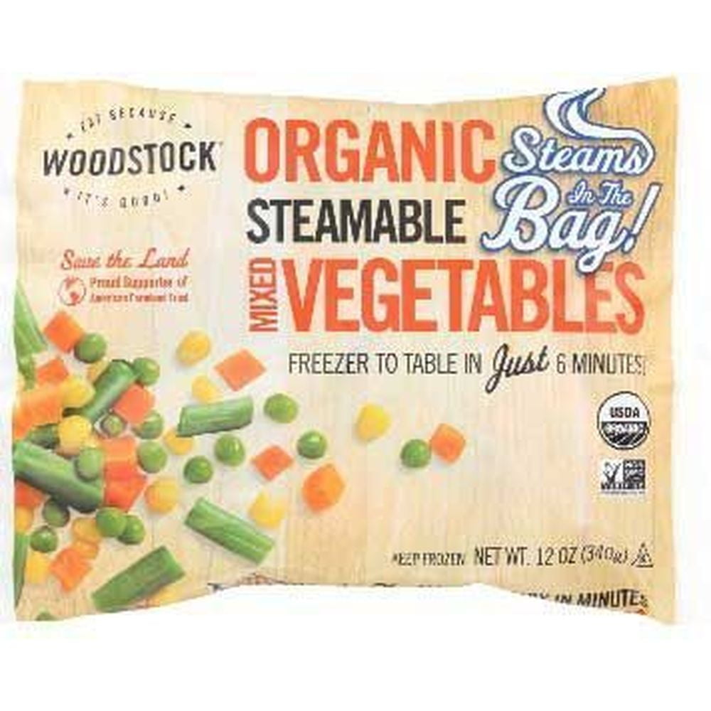 Woodstock Farms Organic Steamable Mixed Vegetables, 12 Ounce -- 12 per ...