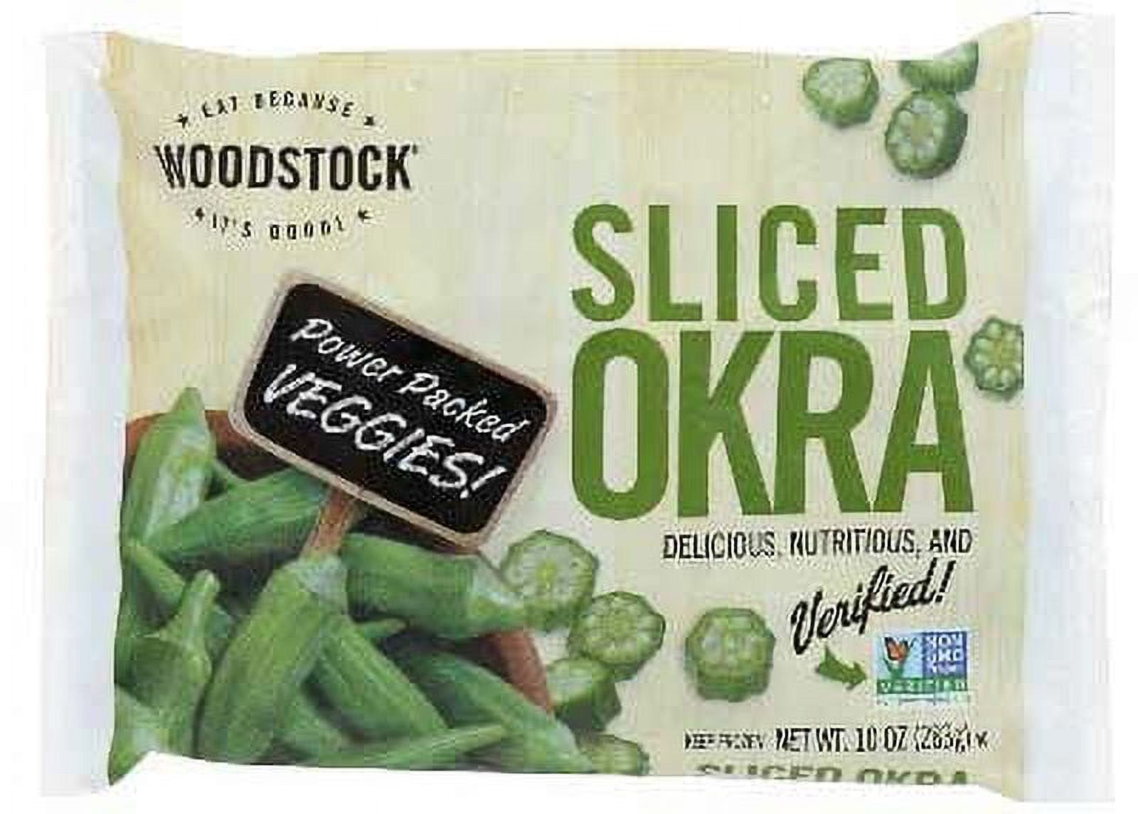 Woodstock Farms Sliced Cut Okra, 10 Ounce -- 12 per case. - Walmart.com