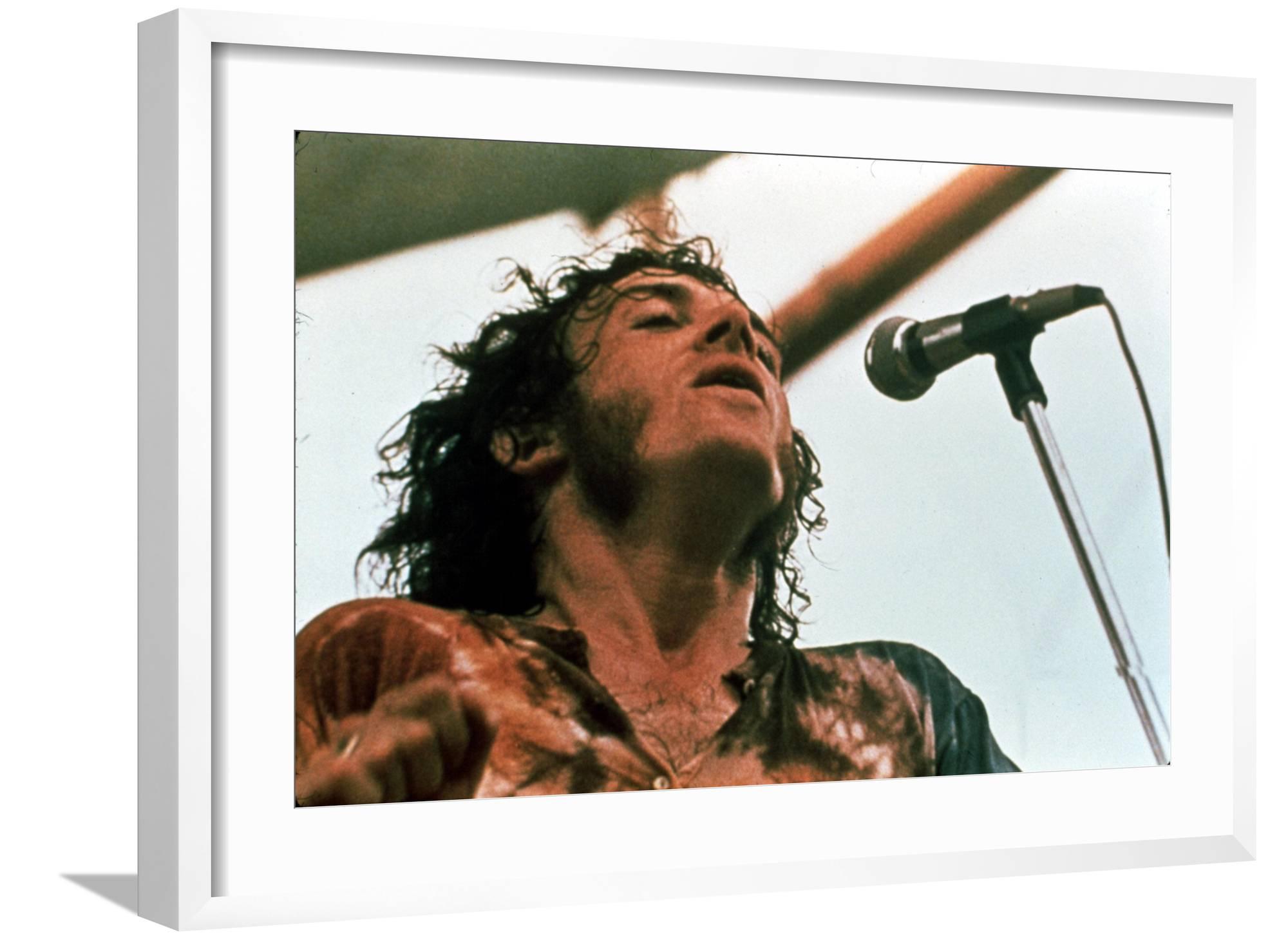 Art.com Woodstock, Joe Cocker, 1970 Photo, White Frame Wall Art, 29" x ...