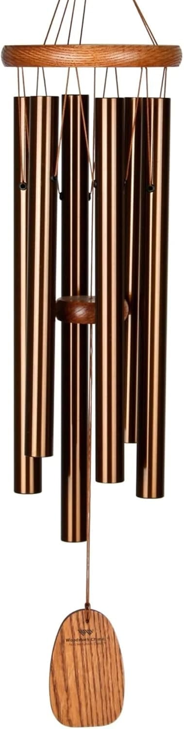 Woodstock Wind Chimes Amazing Grace Chime Medium (24'') Bronze Wind ...