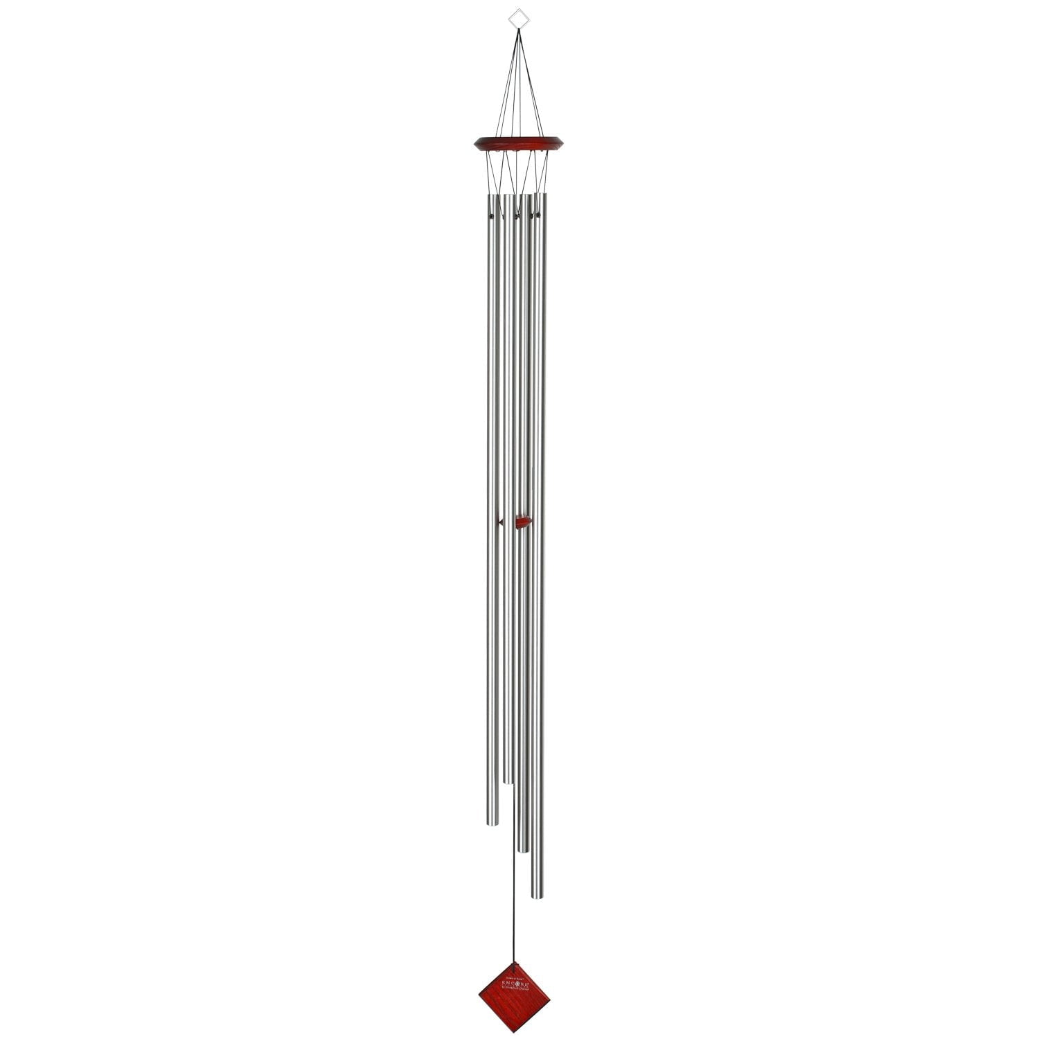 Woodstock Wind Chimes Encore® Collection, Chimes of Titan, 50'' Silver ...