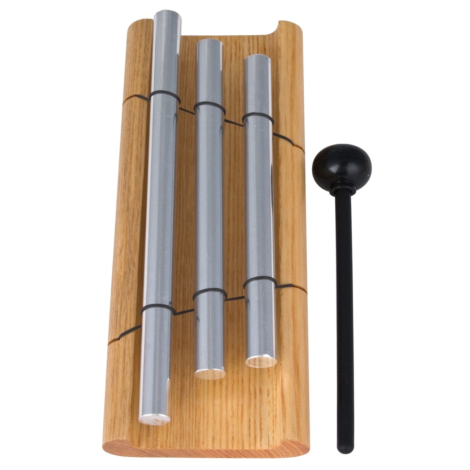 Woodstock Wind Chimes Zenergy Trio Hand Chime, Silver (7.7") Musically ...