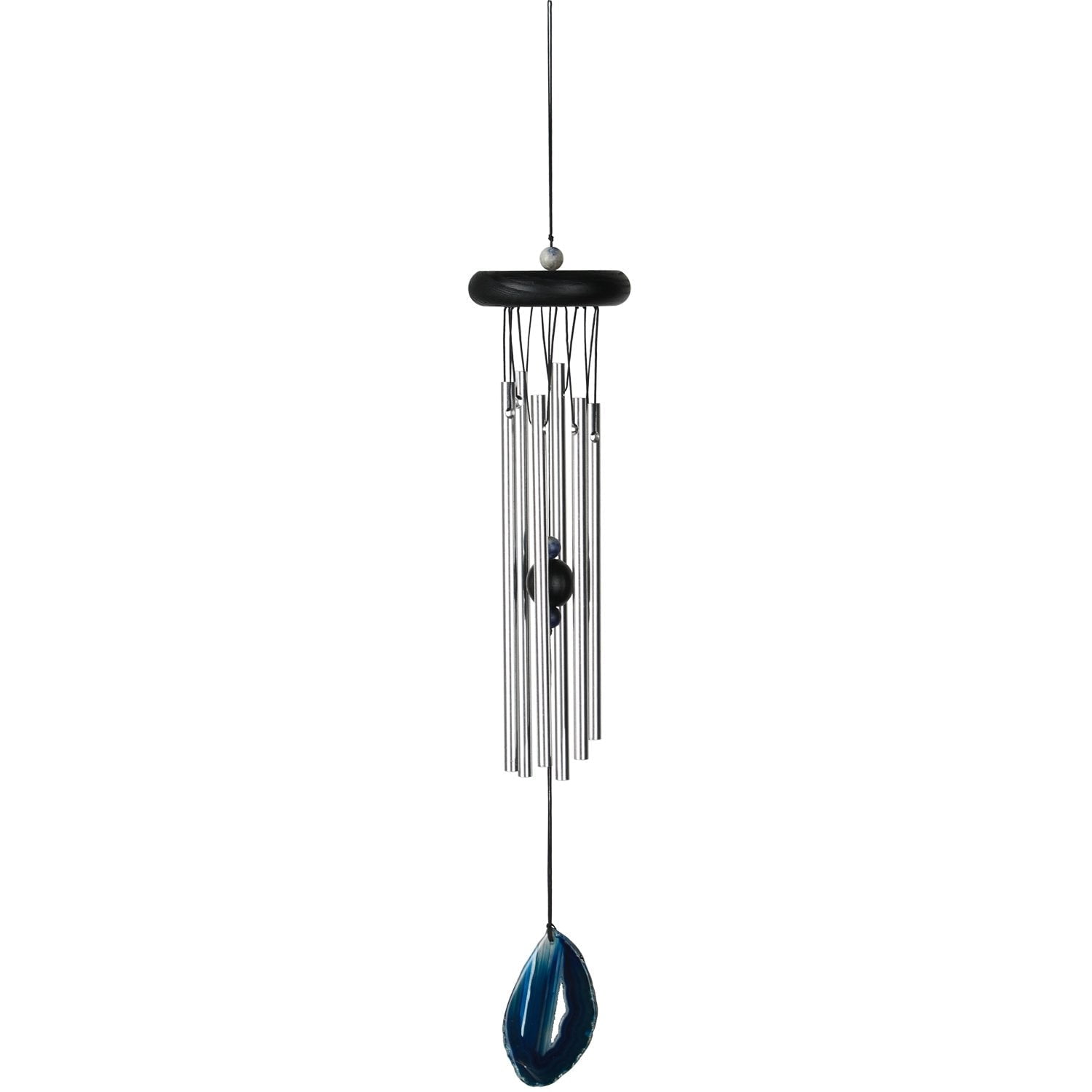 Woodstock Windchimes Agate Chime Blue, Wind Chimes For Outside, Wind ...