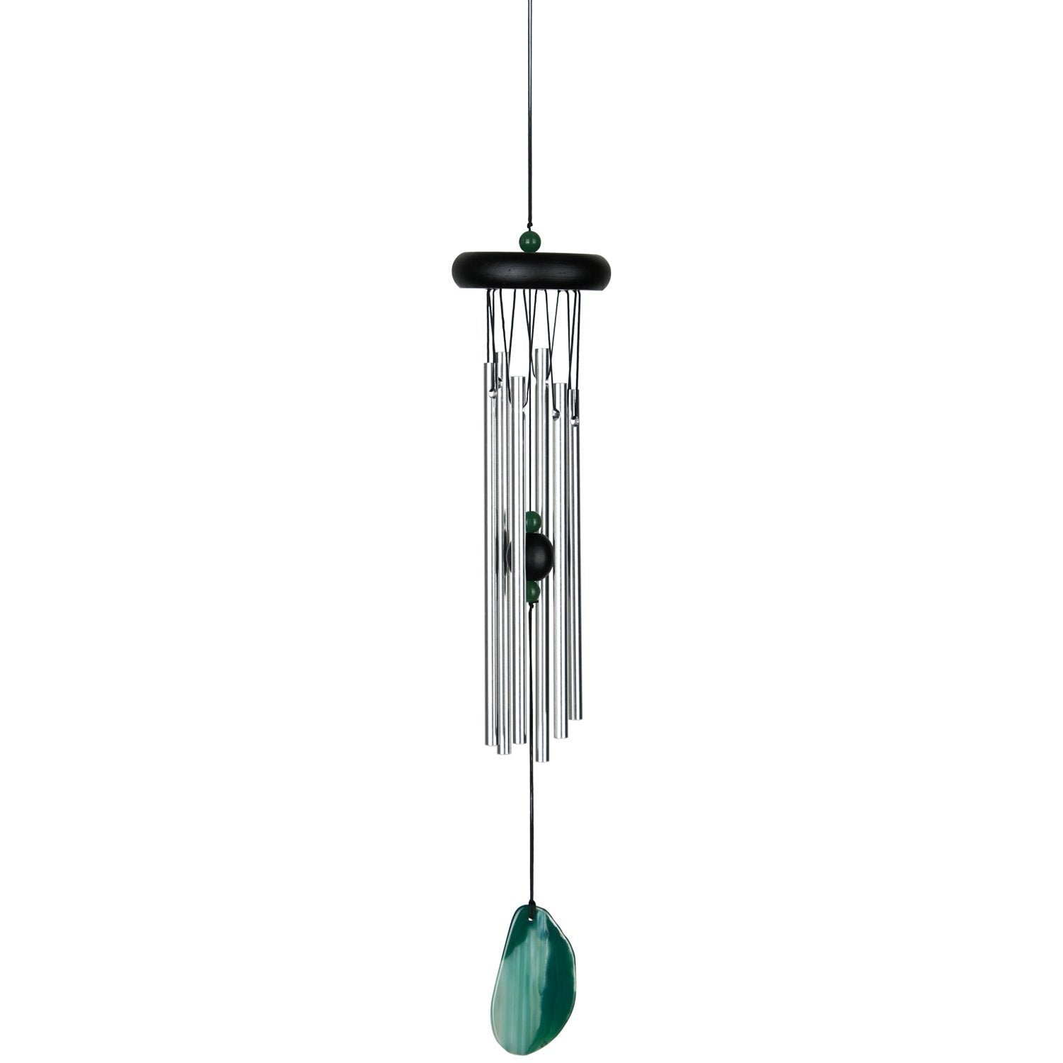 Woodstock Windchimes Agate Chime Green, Wind Chimes For Outside, Wind ...