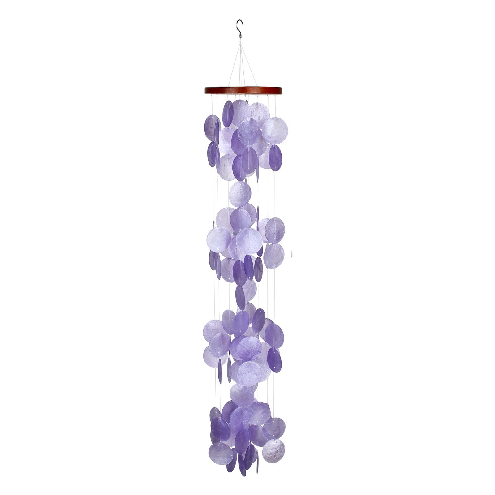 Woodstock Windchimes Capiz Waterfall Violeta, Wind Chimes For Outside ...