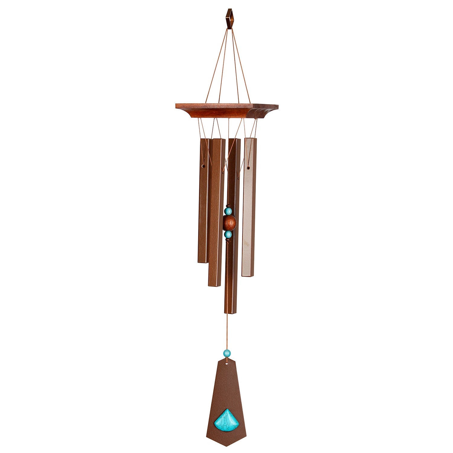 Woodstock Windchimes Woodstock Rustic Chime Turquoise, Wind Chimes For ...