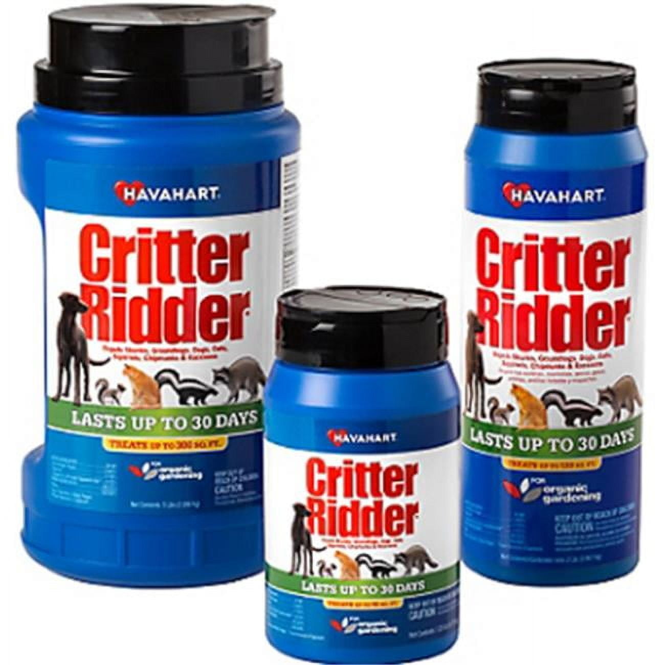 Woodstream Critter Ridder 2 lbs, Repels Skunks, Squirrels, Cats ...