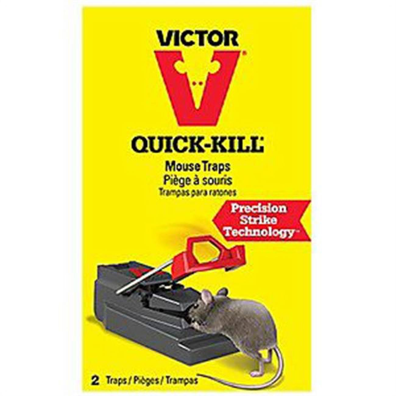Woodstream 7030034 M140S Mouse Trap Quick-Kill - Walmart.com