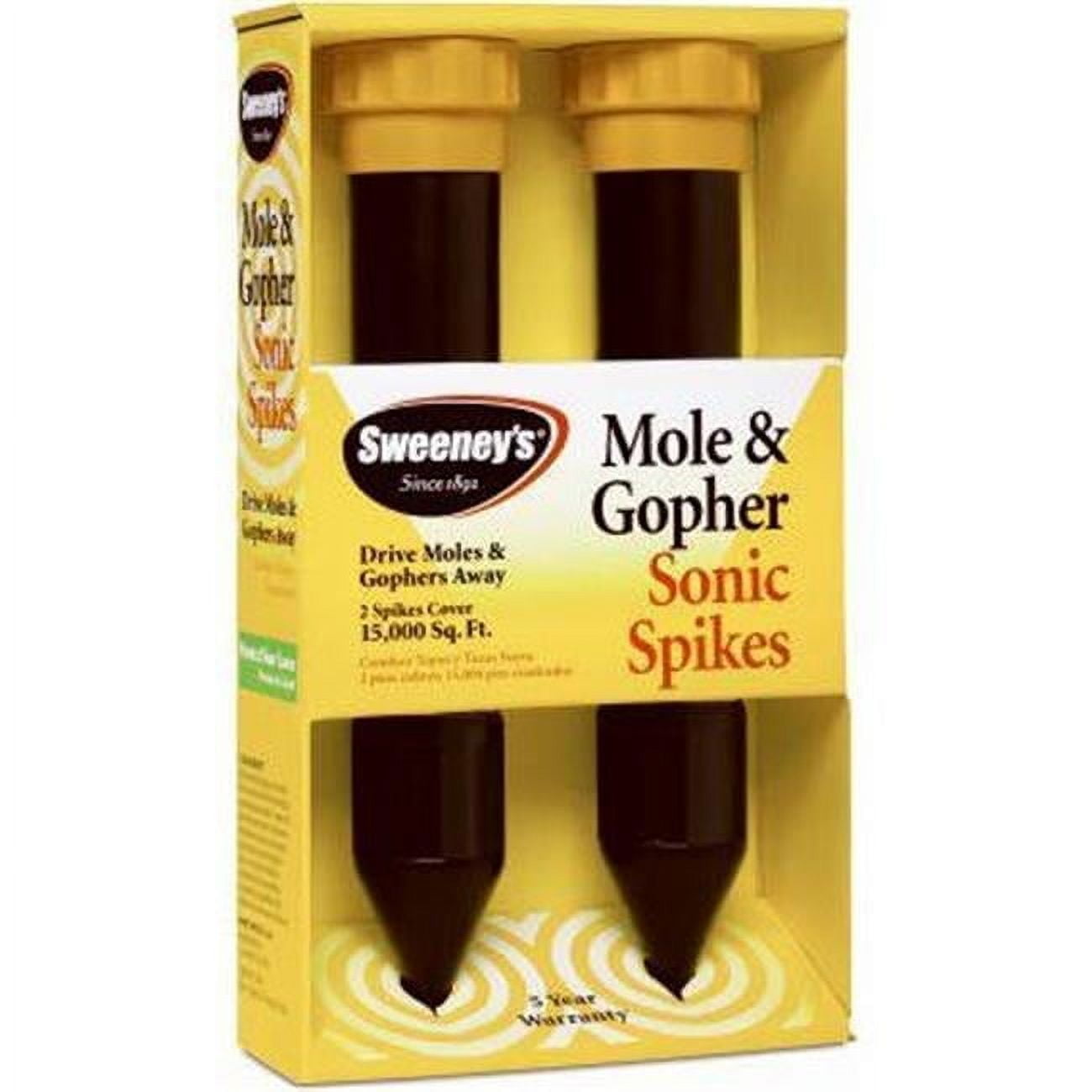 Woodstream Rodent Yard Ground Mole & Gopher Sonic Spikes, 2 Pack ...