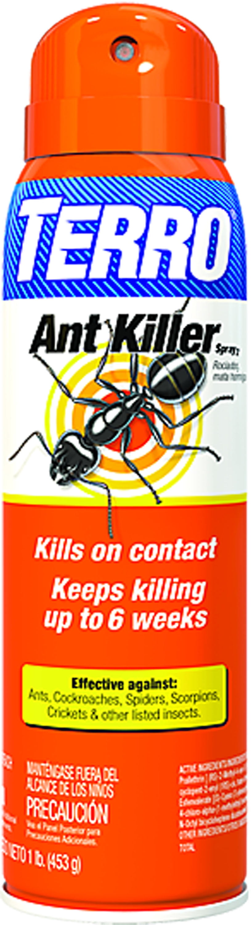 Woodstream Terro 16 oz Aerosol Ant Killer Spray, Long-Lasting Residual ...