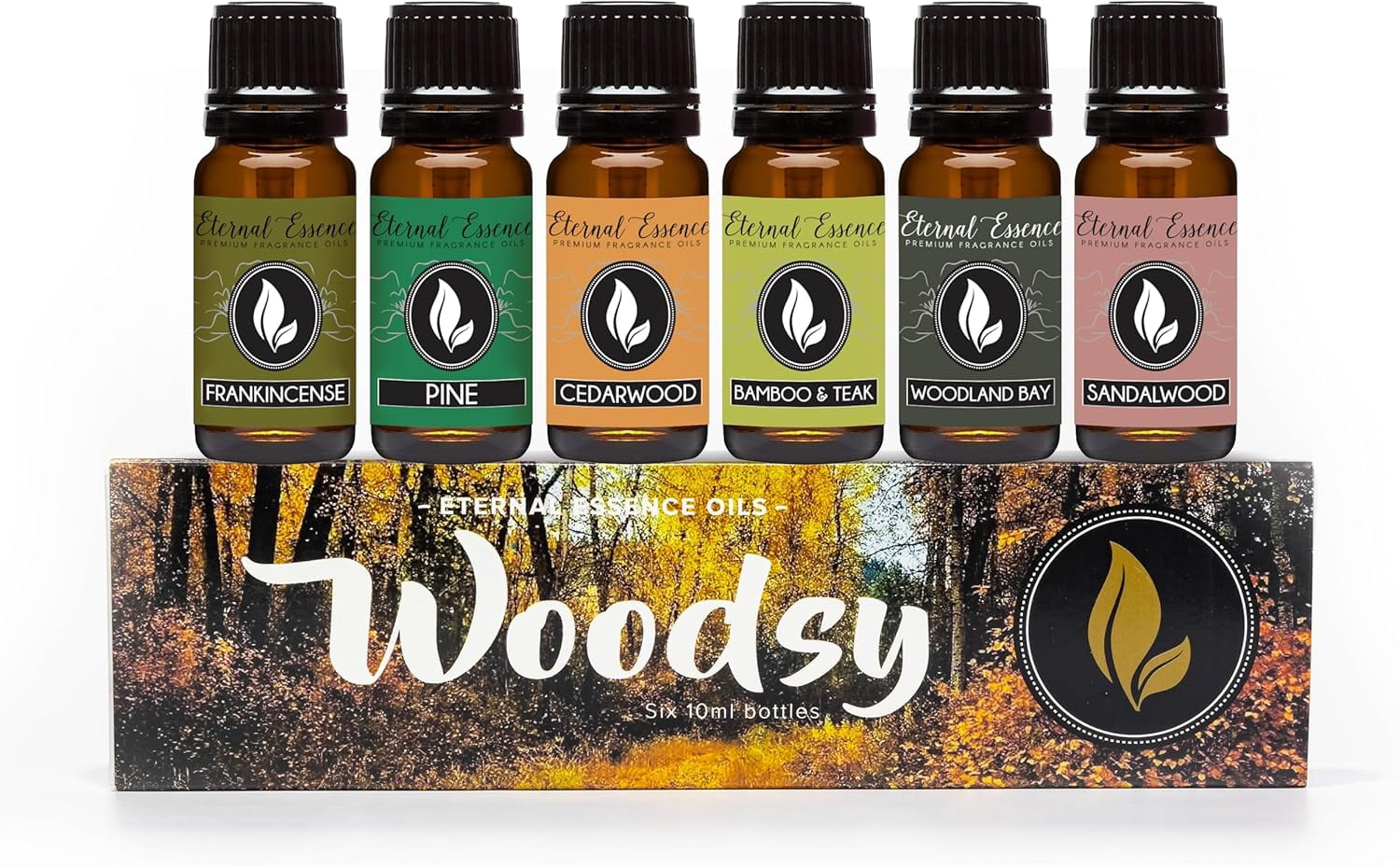 Woodsy Premium Fragrance Oils Set - Including Pine, Cedar Wood ...