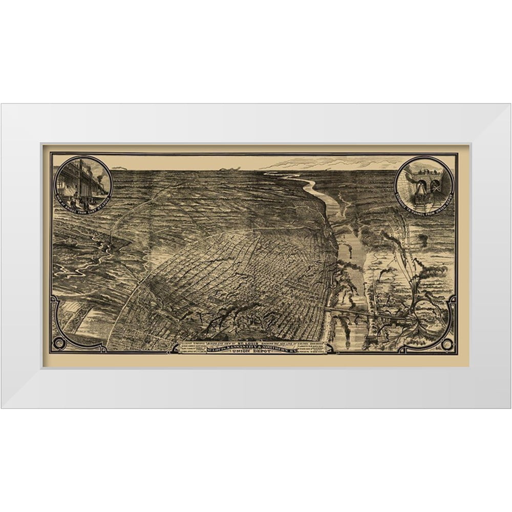 Woodward 14x9 White Modern Wood Framed Museum Art Print Titled - St ...